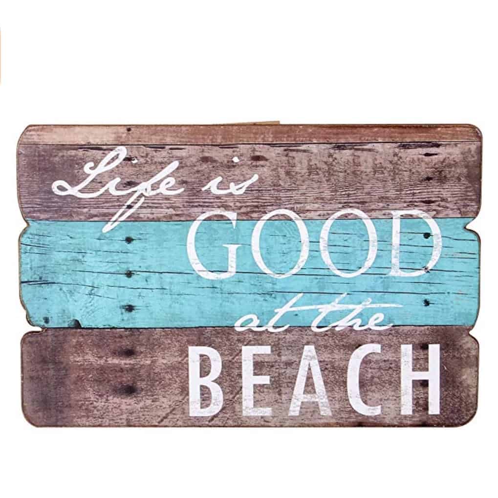Life is Good Wooden Sign - Coastal Cheryl
